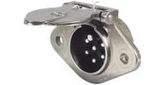 7 Pin Metal Trailer Socket 24N | Auto Electrical Parts UK