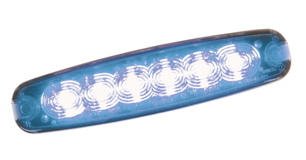 Blue 6 LED Warning Light LED26U | AEP UK LTD