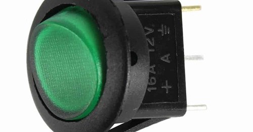 Round On/Off Rocker Switch | Auto Electrical Parts UK